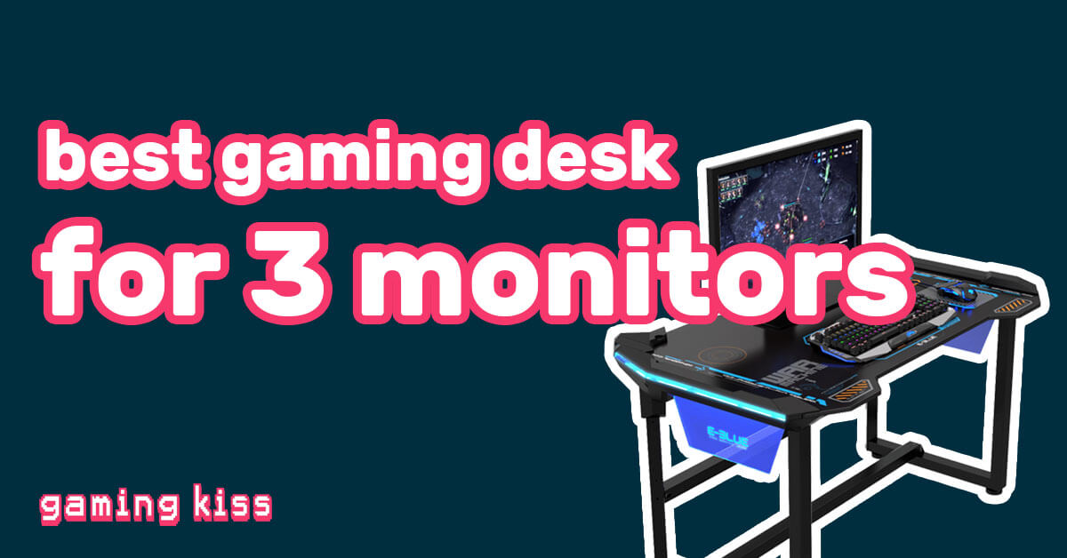 Best Gaming Desk for 3 Monitors! (2023) - Sheer Gaming
